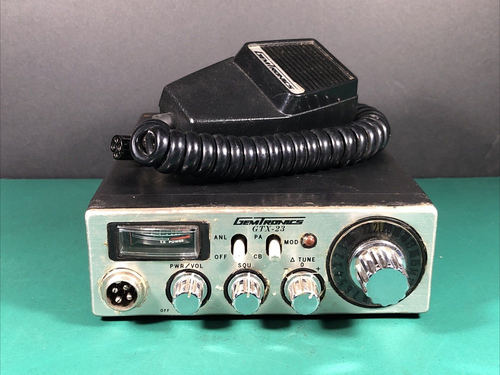 Gemtronics | GTX-23 | 23 Channel CB Radio With Microphone | UNTESTED ...