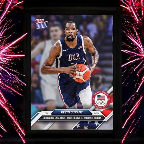 2024 Topps NOW Olympics Kevin Durant #2 Team USA Trading Card | eBay