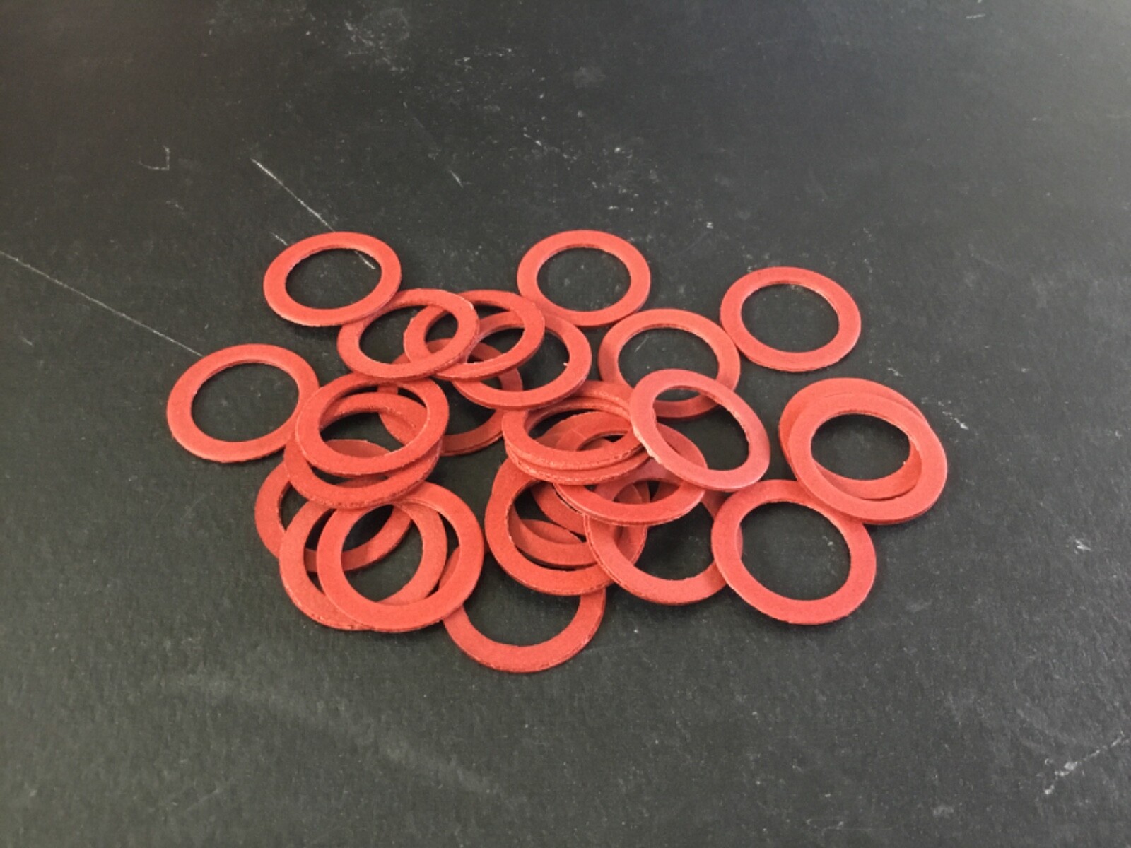 Red Fibre Washers- 29.4mm O/D X 21mm I/D X 1.5mm Thk, Various ...