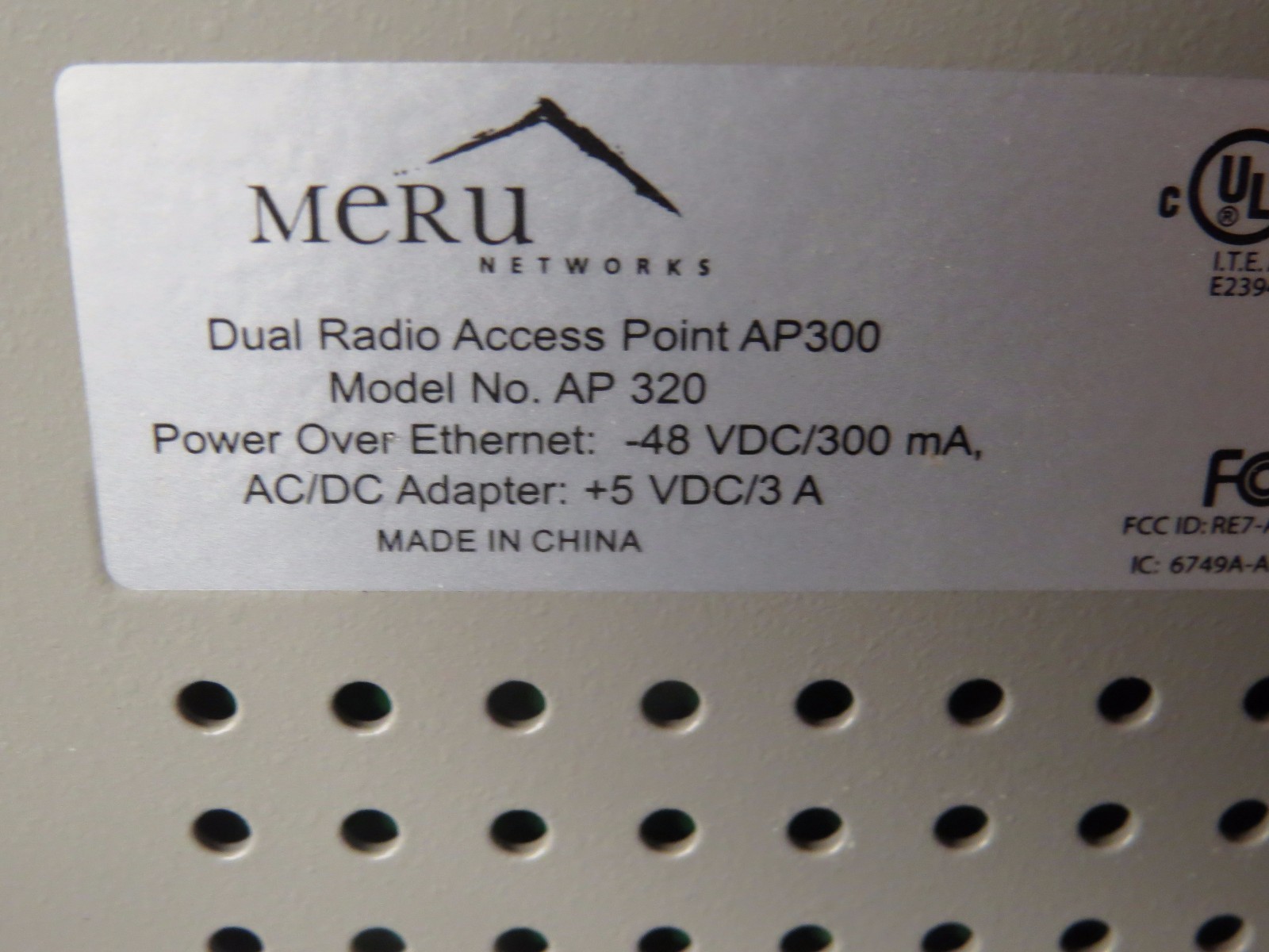 MERU Networks Dual Radio Wireless Access Point AP 320 Lot of 5 | eBay