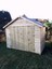 Wooden Bike Shed 7x3 Tanalised Pressure Treated Timber - Fully T&G Hut ...