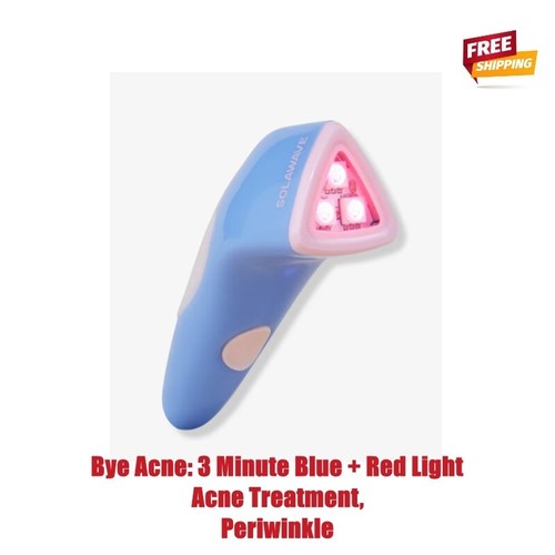 "Bye Acne: 3 Minute Blue + Red Light Acne Treatment, Periwinkle " | eBay