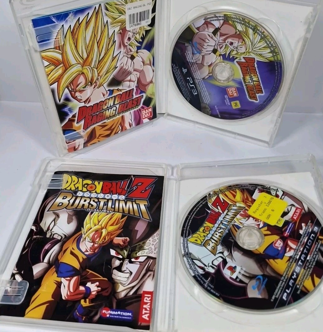 Dragon Ball Z Raging Blast & Burst Limit Sony PS3 GAME BUNDLE | eBay