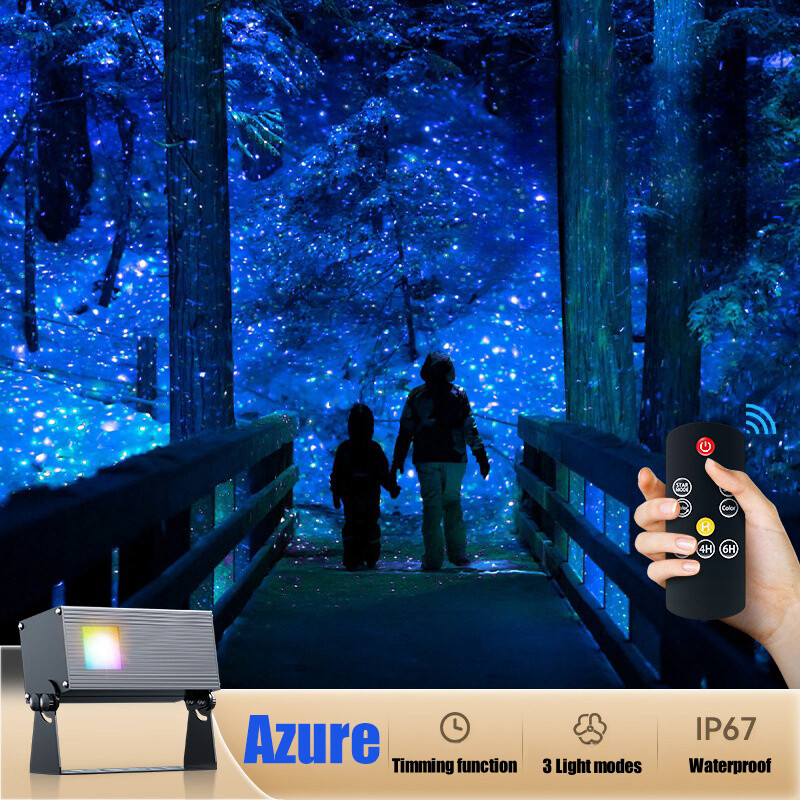 10W-30W Dynamic Firefly Laser Projection Light IP67 Mulit-color GOBO ...