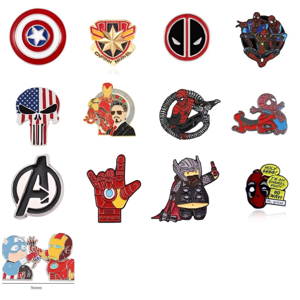 Marvel's Avengers Character Enamel Pins/Badges | eBay UK