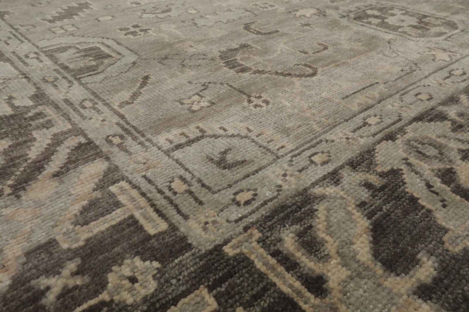 LoomBloom Multi size Muted Turkish Oushak Hand Knotted 100% Wool Area ...