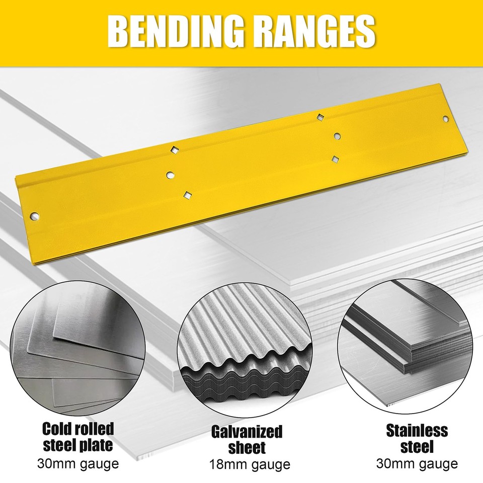 18 Inch Metal Bender Hand Tool,Sheet Metal Folding Tool for Duct ...