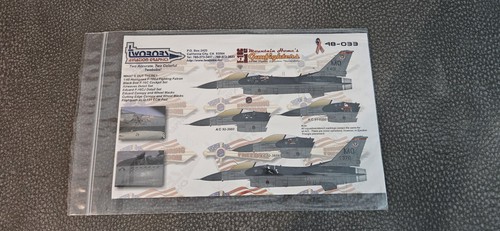 1/48 F-16C Block 52 in Operation Enduring Freedom decals by Two Bobs | eBay