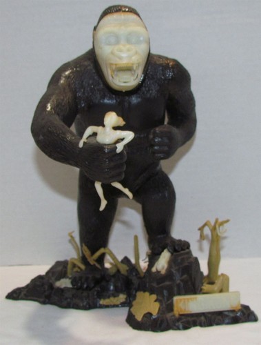 Original 1969 Aurora King Kong Glow Model Kit Built Up | eBay