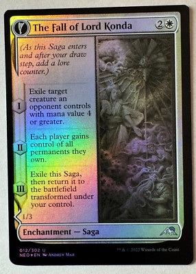 The Fall of Lord Konda Foil 012 Kamigawa Neon Dynasty MTG NM+ | eBay