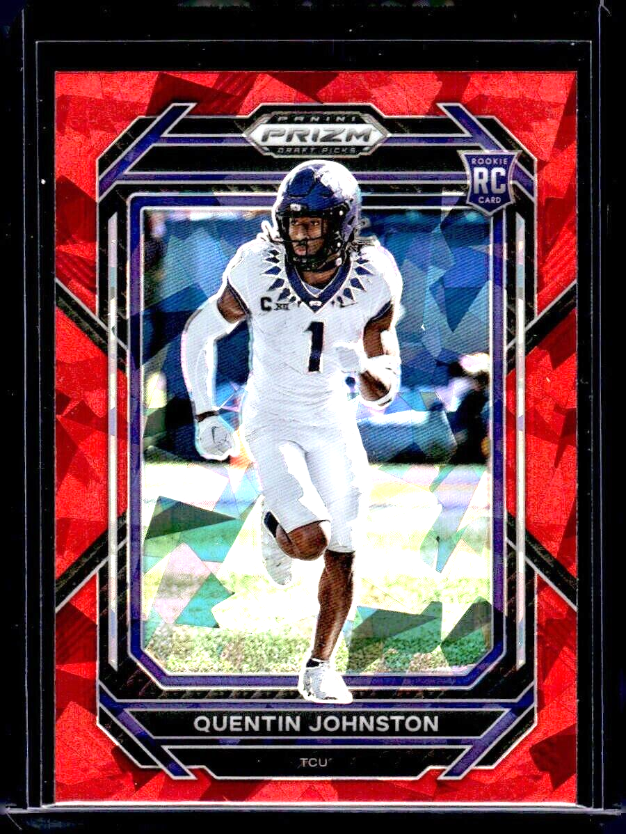 Quentin Johnson RC 2023 Prizm Draft Picks Red Ice | eBay