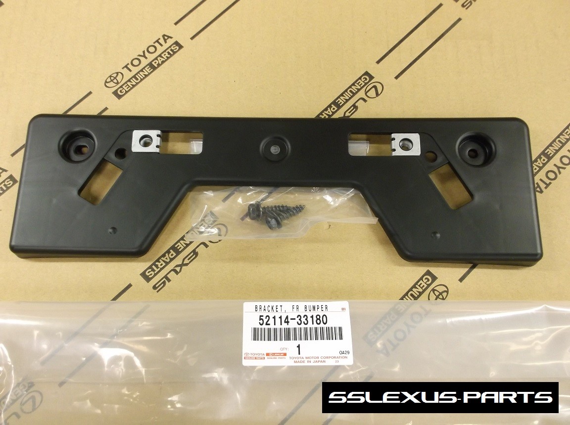 Lexus ES350 (2007-2009) OEM Front Bumper LICENSE PLATE BRACKET HOLDER ...