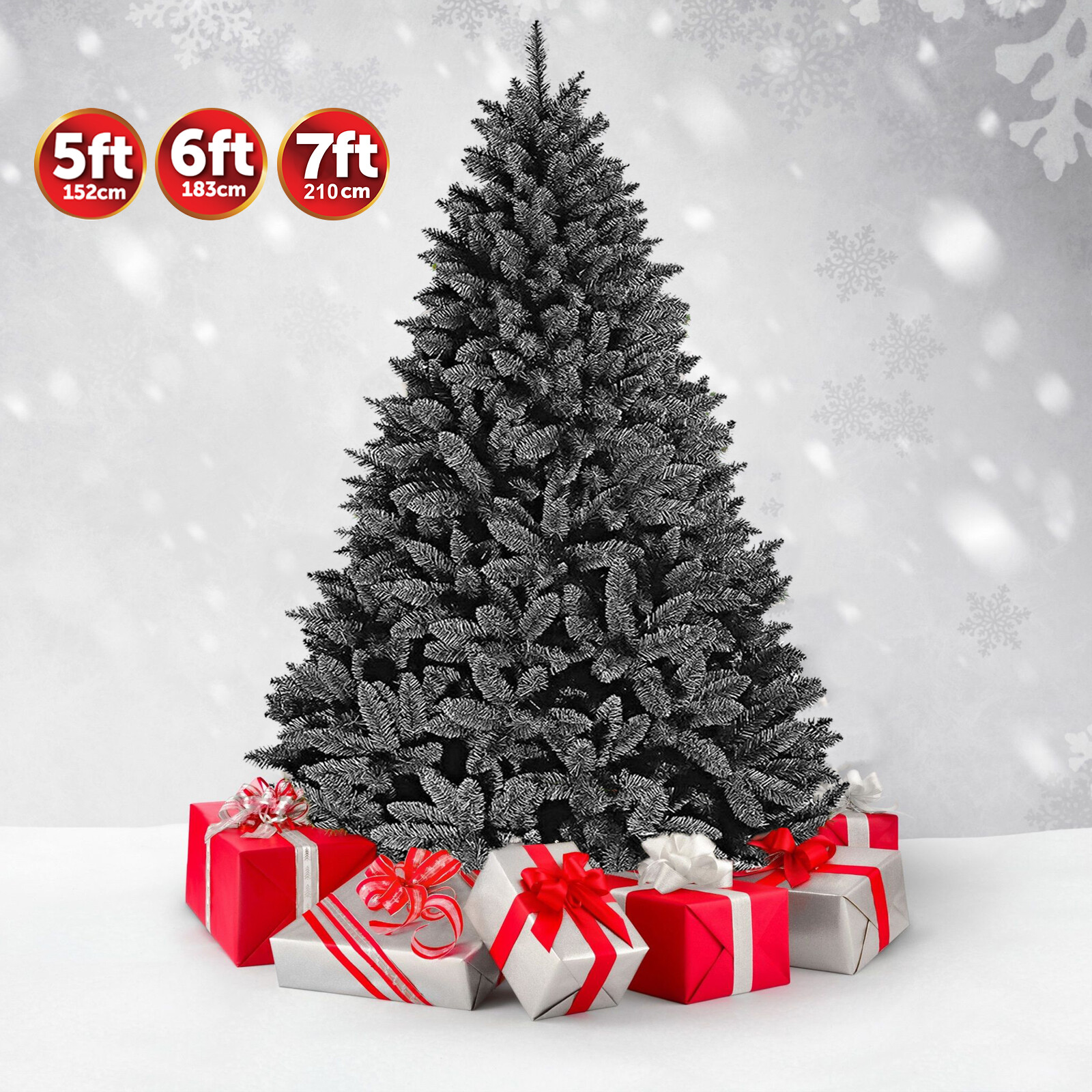 Colorado, Slim Christmas Trees & Fibre Optic Bushy Pine Tree Xmas Decor ...