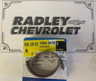 NEW GM OEM ENGINE CRANKSHAFT MAIN BEARING- GENERAL MOTORS GMC 12643670 ...