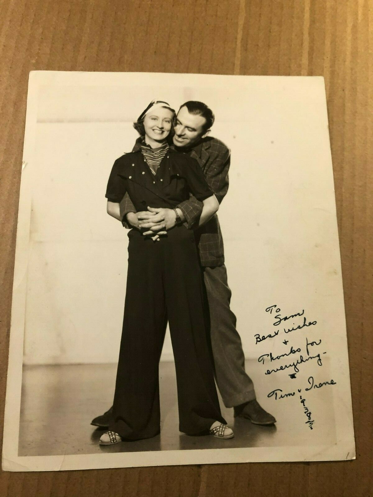 Irene Ryan Extremely Rare Early Signed* Photo +Tim Ryan '38 Beverly ...