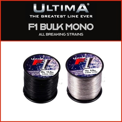 ULTIMA F1 BULK MONO - ALL BREAKING STRAINS | NEW - SEA FISHING LINE ...