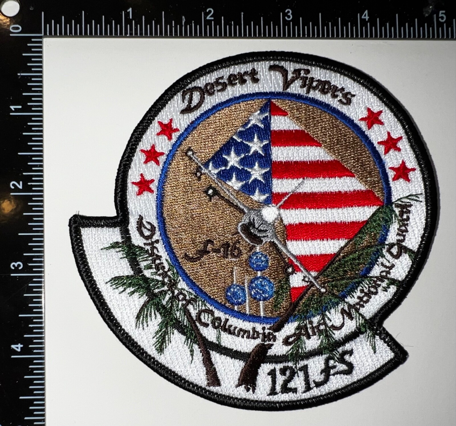 ONW OIF OEF USAF 121st Fighter Squadron DC ANG Desert Vipers F-16 Patch ...