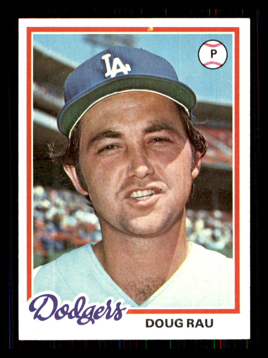 1978 Baseball Topps Doug Rau Los Angeles Dodgers #641 | eBay