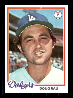 1978 Baseball Topps Doug Rau Los Angeles Dodgers #641 | eBay