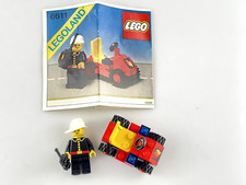 LEGO 6611 Fire Chief's Car Instructions and Parts List