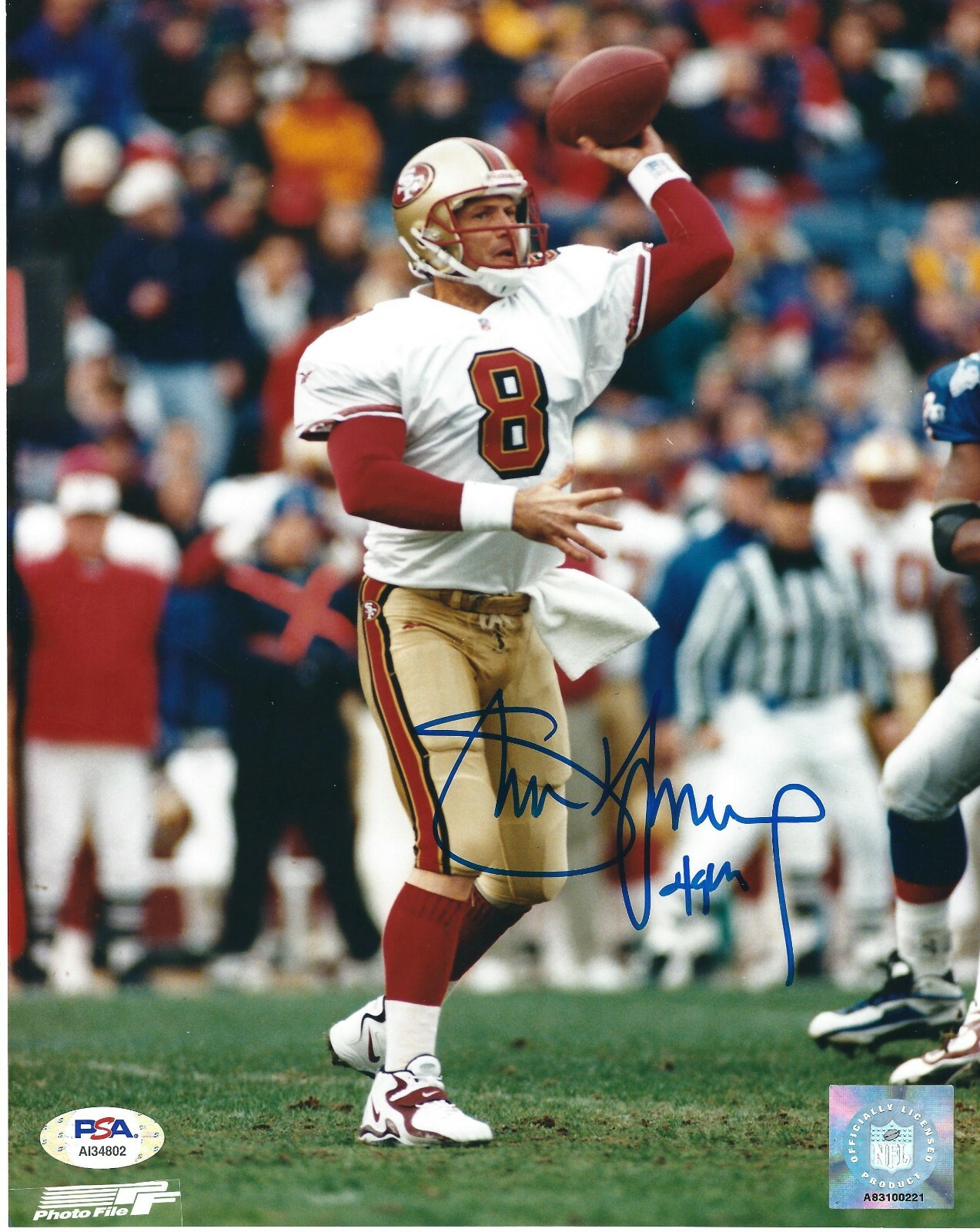 Steve Young Autographed Memorabilia | Signed Photo, Jersey ...
