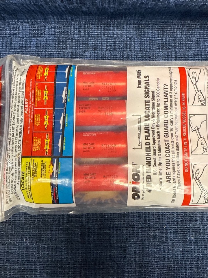 Orion Handheld Flares 865 4 Pack | eBay