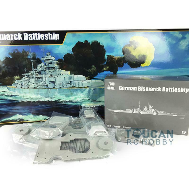 Trumpeter 03702 1/200 Warship German KM Bismarck Battleship Static ...