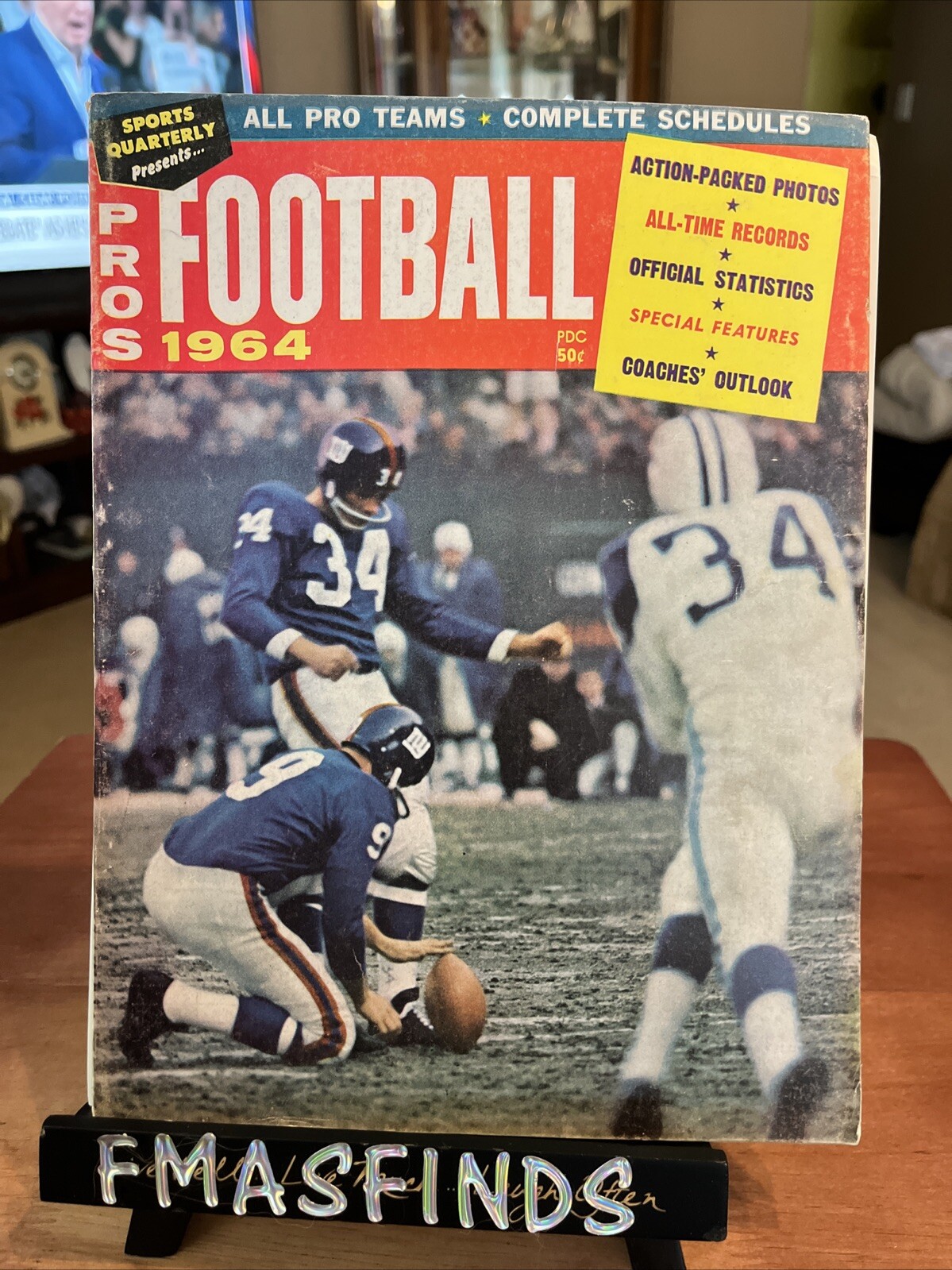 N3 1964 Pro Football Magazine Preview All Pro Teams/Schedules | eBay