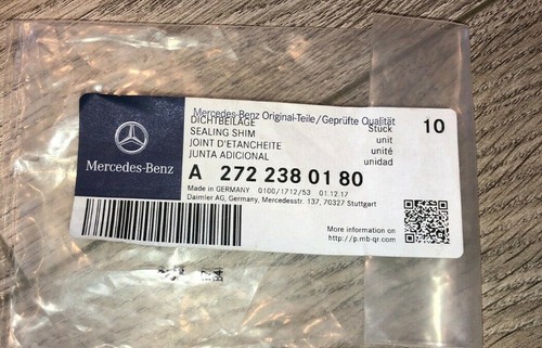 BRAND NEW SET OF 10 MERCEDES 2005-11 SLK350 A.I.R. System-Gaskets ...