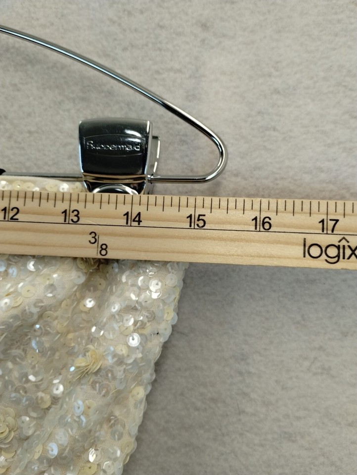 J.CREW Mini Linen Party Dress Womens Size 2 Ivory Sequin Strapless Back ...