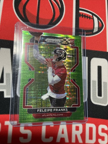 2021 NFL Prizm Feleipe Franks Neon Green Pulsar Rookie Card RC #398 ...