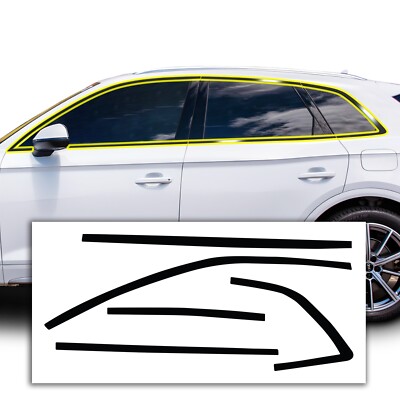 Fits Audi Q5 2019-2025 Side Window Chrome Delete Decal Blackout Vinyl ...