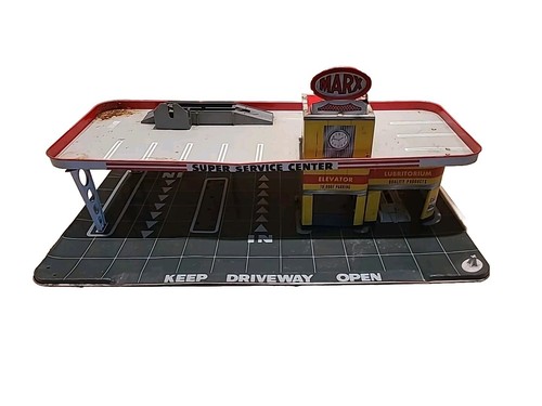 MARX 1950’s TIN LITHO SUPER SERVICE CENTER (As-Is) View Pictures | eBay