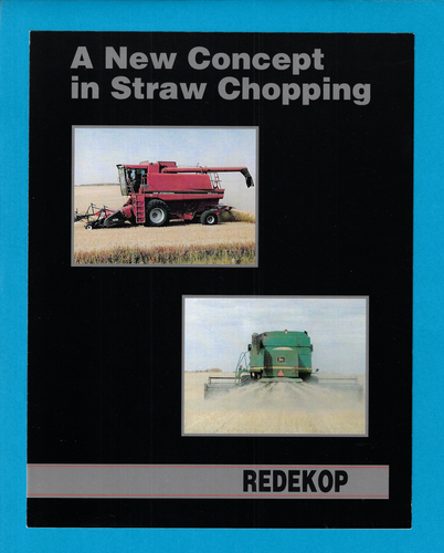 REDEKOP STRAW CHOPPERS 4 PAGE BROCHURE | eBay Australia