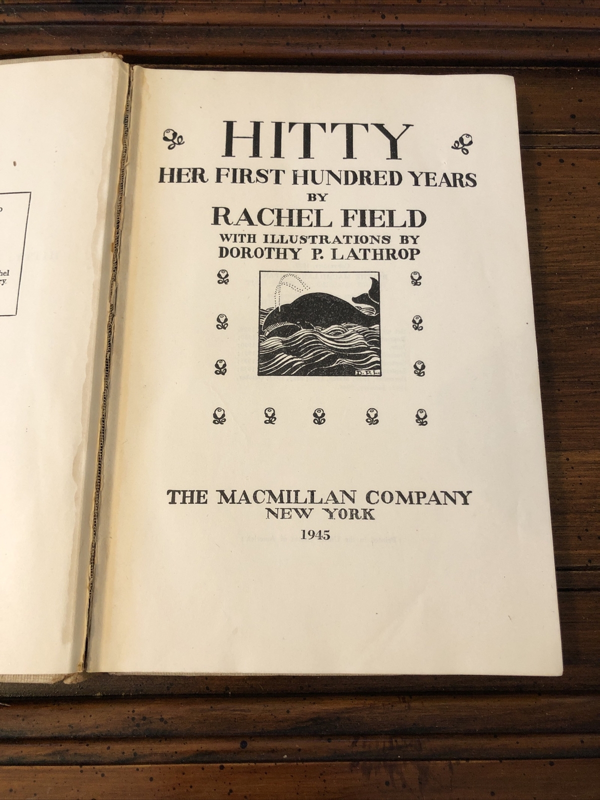 Vintage 1929 Book "Hitty, Her First Hundred Years" by Rachel Field ...