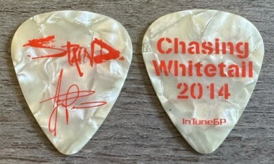 STAIND = Aaron Lewis ***Chasing Whitetail 2014*** Signature Tour guitar ...