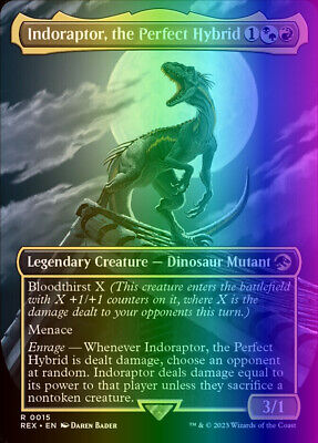 MTG Indoraptor, the Perfect Hybrid (15/48) Jurassic World Collection LP ...