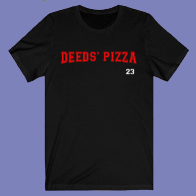 Deeds' Pizza 23 Men's Black Size S-3XL | eBay