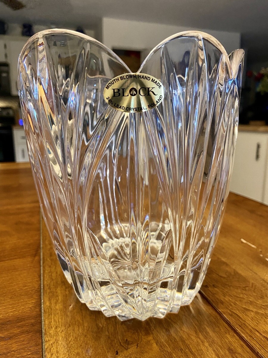 Hand Cut Lead Crystal Vases Violetta Hand Cut 24% Lead Crystal Heavy