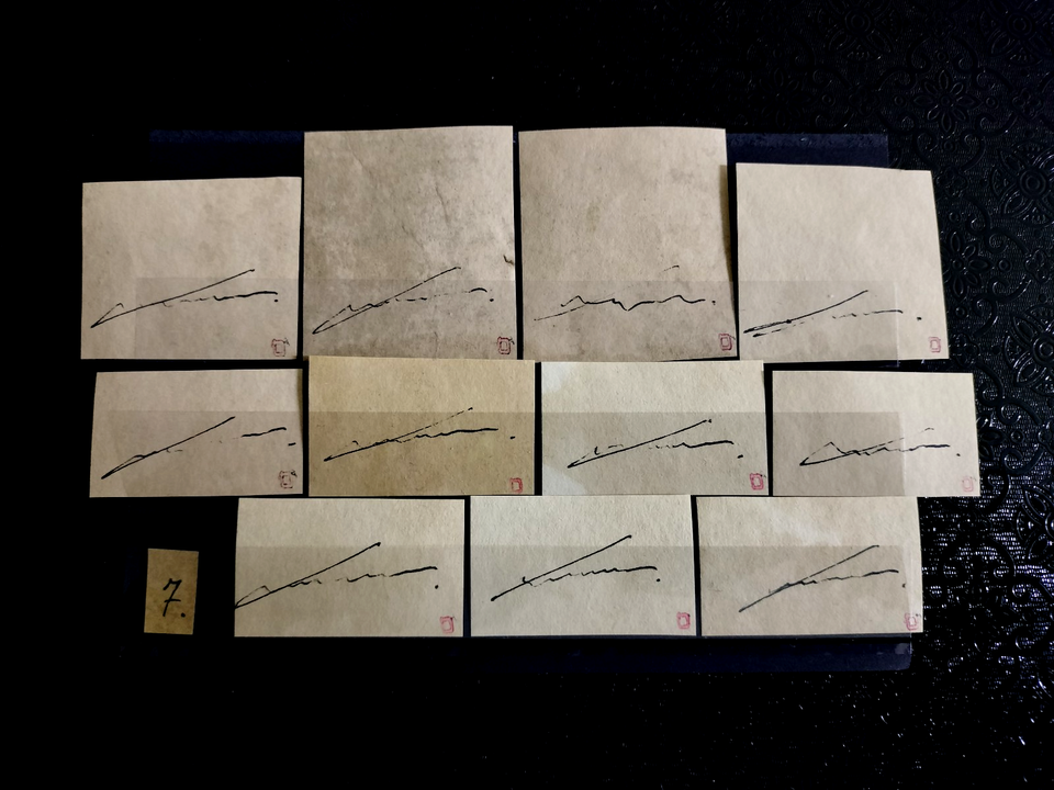 ~ SYRIA 1946 / IMPERF COLOURS TRIAL EXPERIMENT / # 446 447 / MINT NG ...