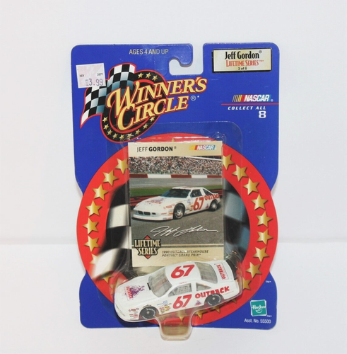 NASCAR Jeff Gordon Outback Steakhouse Diecast Car #67 Winners Circle 1: ...