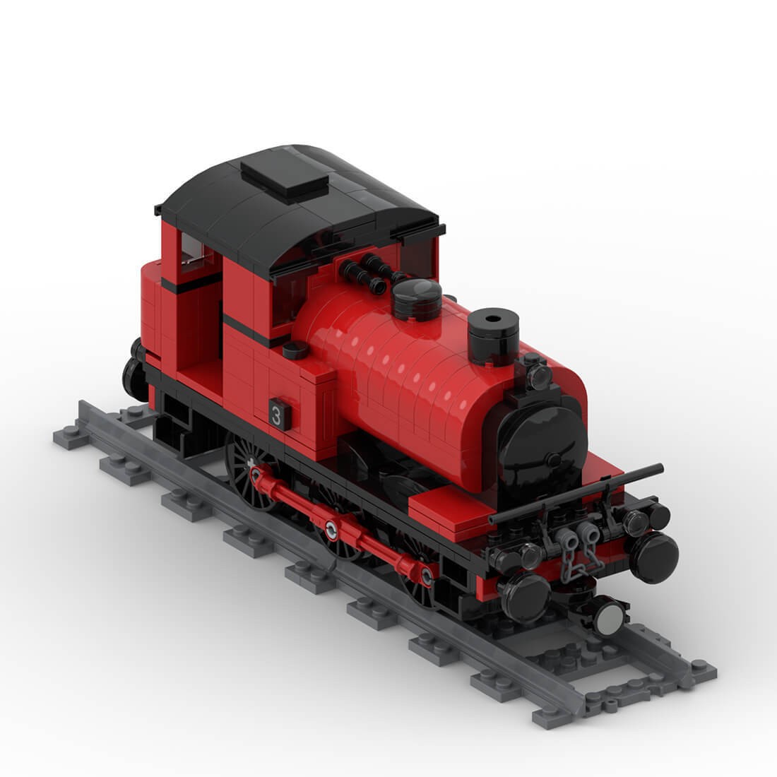 MOC-42439 Saddle Tank Steam Engine Locomotive Train Model 513 Pcs | eBay