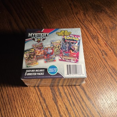 Pokémon Mystery Power Box Chase Pack Seeded 1:10 (5 Booster Packs) NEW ...