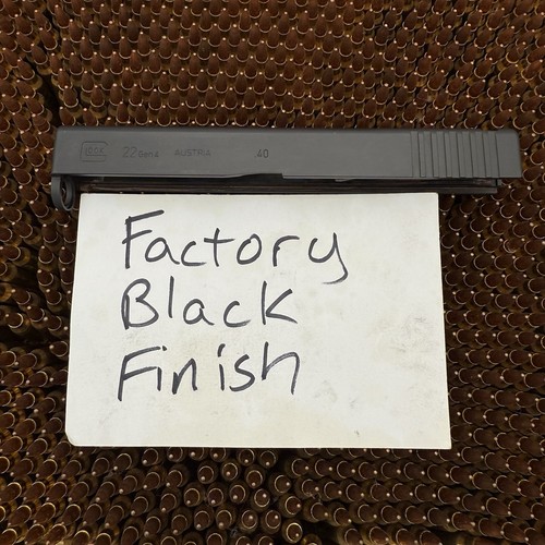 Glock 22 Gen 4 Factory OEM Stripped Upper Slide 17 31 G22 Black Steel ...
