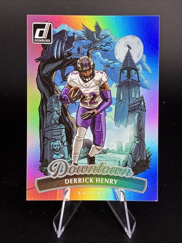 Derrick Henry DOWNTOWN REGULAR 2025 Donruss CASE HIT #3 Ravens SSP ...