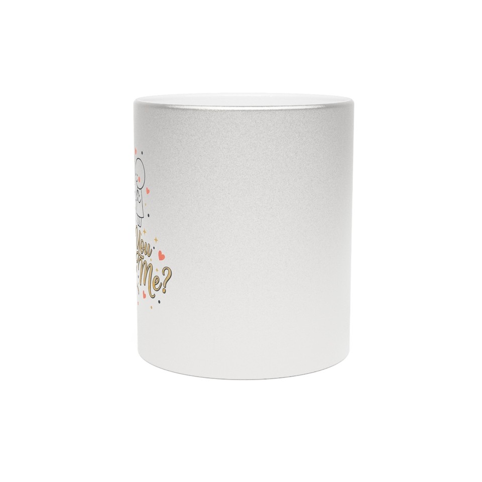 Will You Marry Me? Mug | Metallic Silver Proposal Coffee Cup | eBay