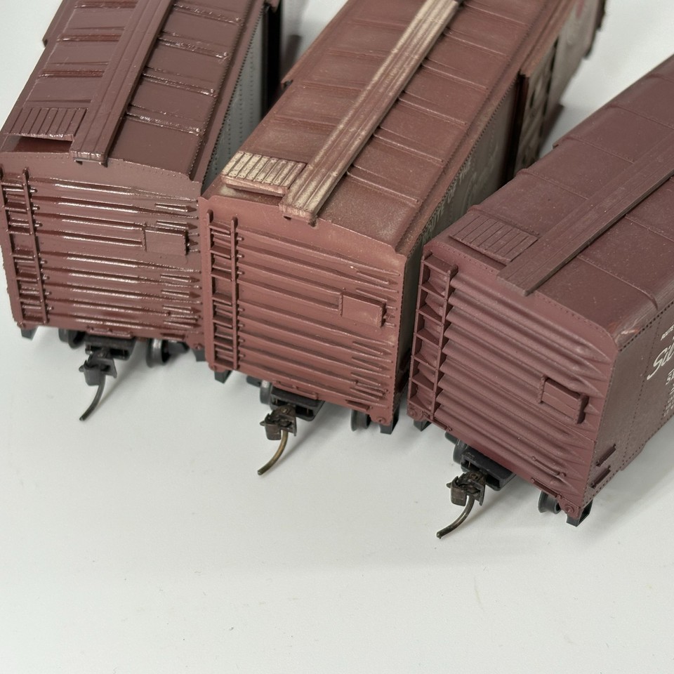 HO Roundhouse SAL Seaboard Air Line 40' Boxcar Lot with Kadees READ ...