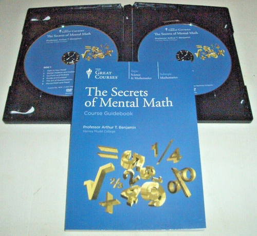 The Great Courses: The Secret of Mental Math - set of 2 DVDs & Course ...