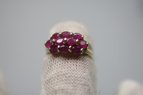 BEAUTIFUL! VINTAGE 14k SOLID YELLOW GOLD GENUINE 2.5ct RUBY RING sz7 3.2 GR | eBay