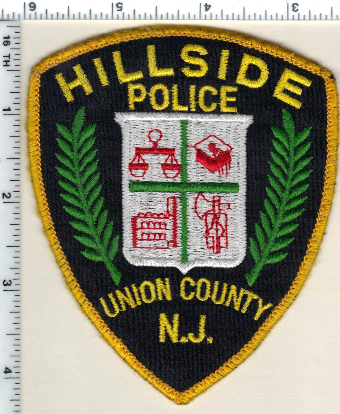 Hillside Police (New Jersey) 1st Issue Shoulder Patch | eBay